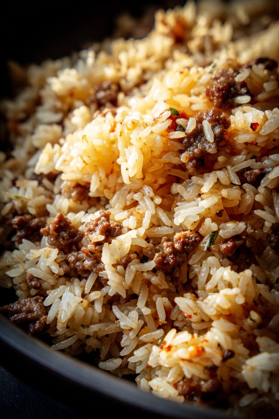 Amazing Rice and Ground Beef in 1 Pan - Home Decor Tribe